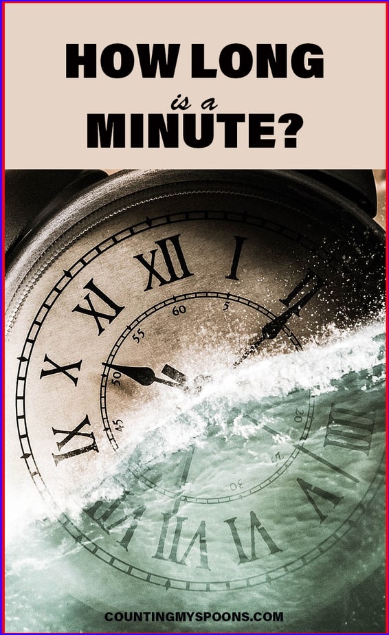 How long is a minute - Counting My Spoons